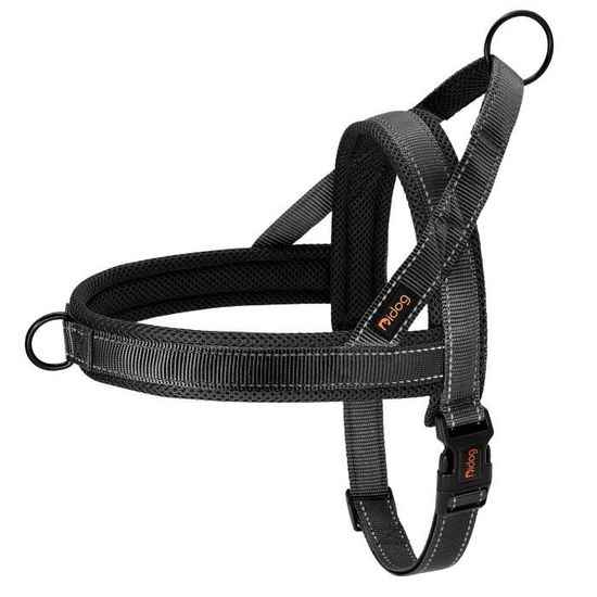 Reflective Nylon Dog Harness No Pull Dog Harnesses Vest Escape Proof ...