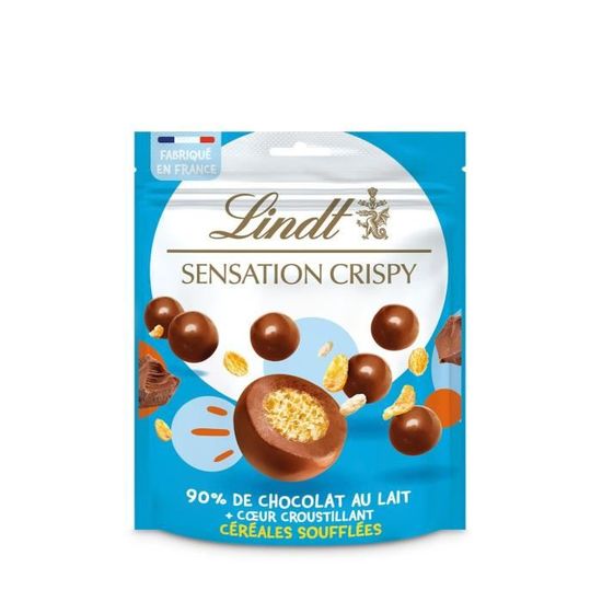 LOT DE 5 - LINDT - Sensation Crispy Billes aux céréales enrobées de ...
