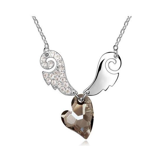 Ninabox2013"Ange"Collier CœUr Aux Ailes D'ange … - Achat / Vente ...