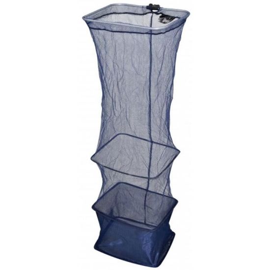 Nasse Bourriche Pêche Sensas Navy Rectangular Keepnet 45X35 cm - 250 cm Filet Panier Mer Rivière ...