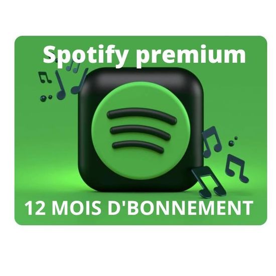 ABONNEMENT SPOTIFY PREMIUM 12 MOIS -Garantie - - Cdiscount TV Son Photo