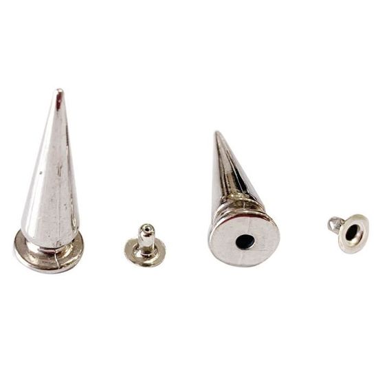 29mm x 10mm Goujons en forme de cône avec goupille de base Long rivet ...