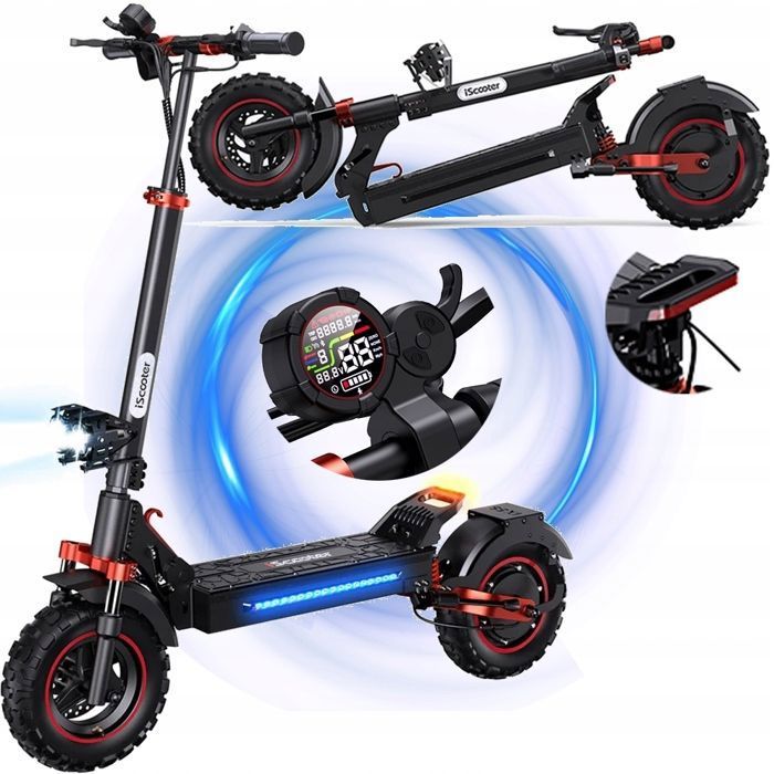 Trottinette Electrique Iscooter Ix5s 50 60km 1000w Batterie 48v 15ah 11