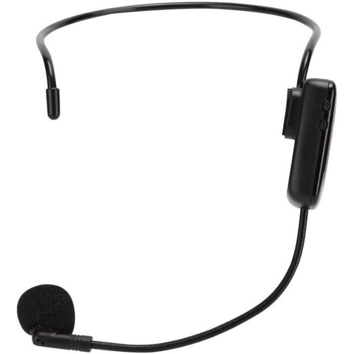 Micro-Casque Sans Fil Uhf, Microphone Radio Mains Libres Universel Usb ...