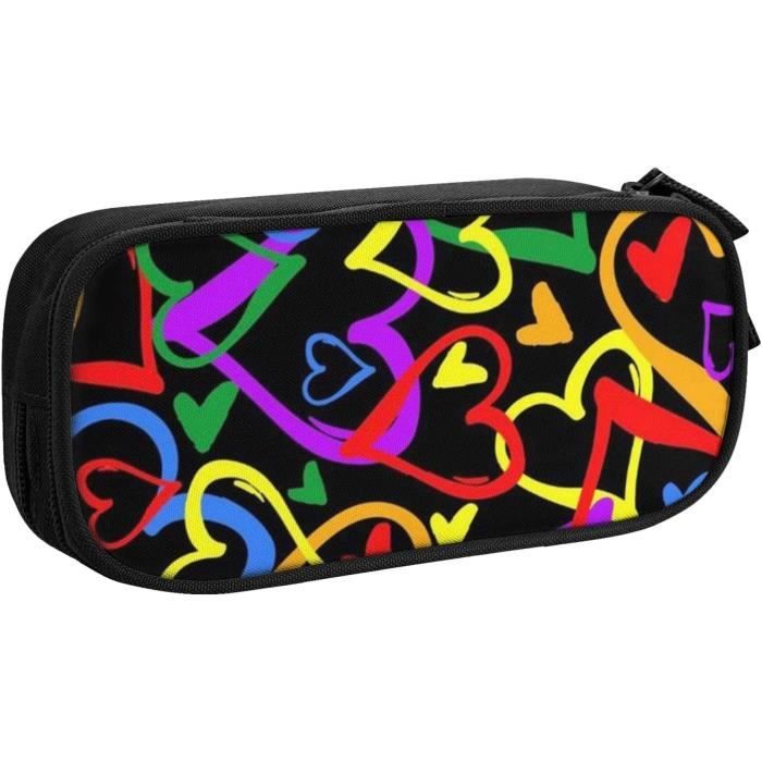 Gay Pride Trousse À Crayons Avec 2 Poches Et Fermeture Éclair Motif Arc ...