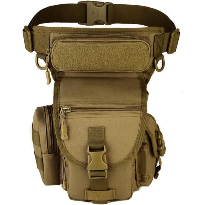 Tactical Thigh Pouch Molle Drop Leg Bag Military Waist Pack Waterproof ...