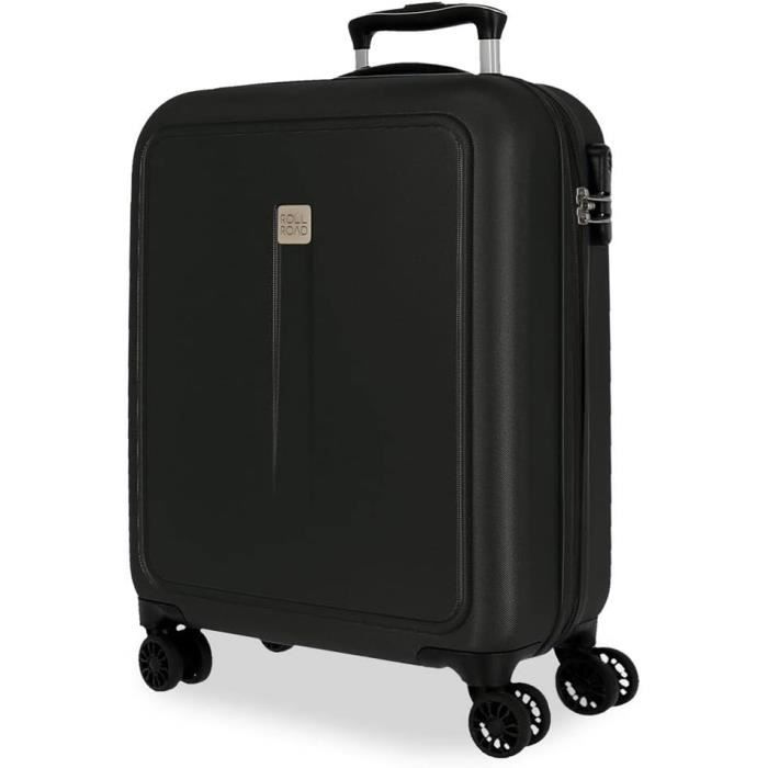 Cambodya Valise De Cabine Noire 40 X 55 X 20 Cm Rigide Abs Fermeture À ...