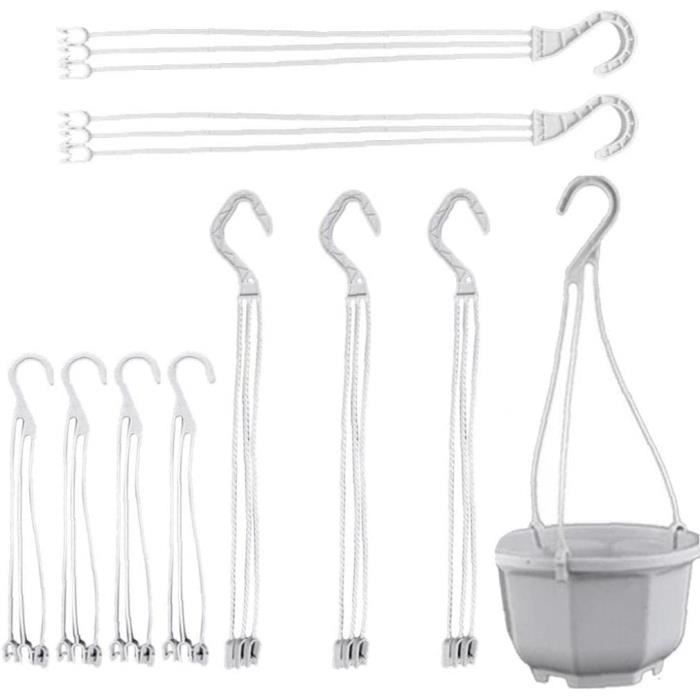 10 Pièces en Plastique Plante Cintre Pots De Plantes Suspendus Crochet ...