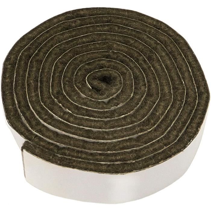 Rouleaux de rubans adhésifs en feutre découpables - brun - 19x1000 mm ...