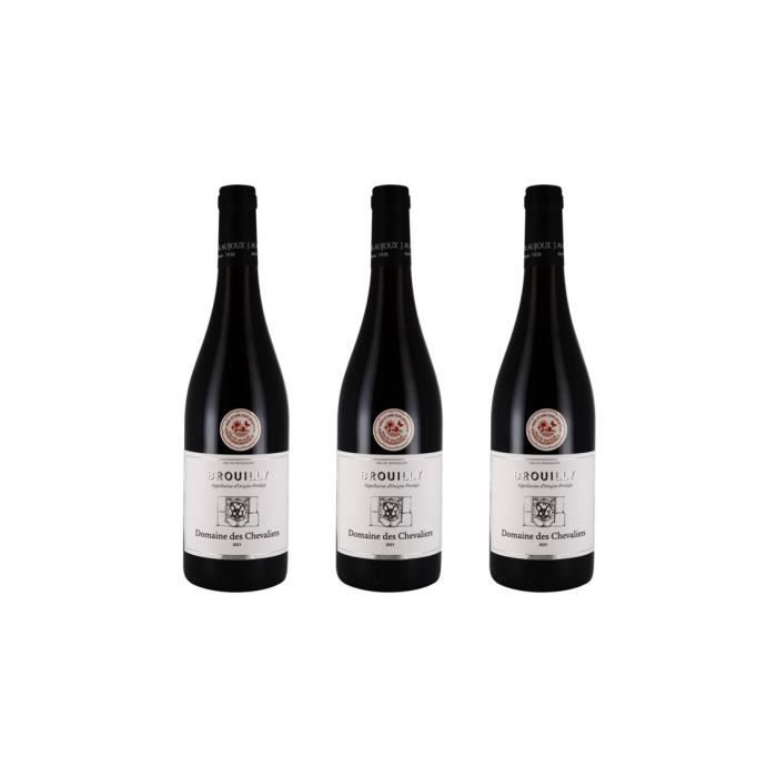 [ lot de 3] Vin rouge Anjou Domaine des Chevaliers - 75cl - La cave ...