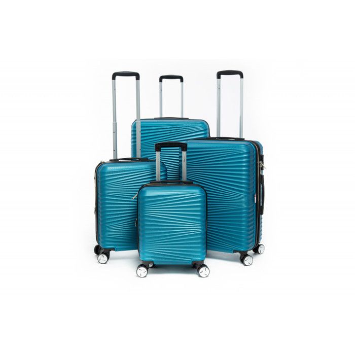 Lot de 4 Valises extensibles rigides + 30% de volume - Lys Paris - Ice ...