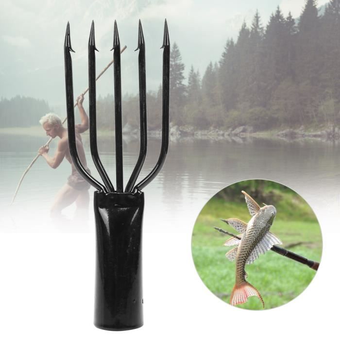 Multi-fonctionPêche métal Prong Fishing canne à pêche Super doux forte ...
