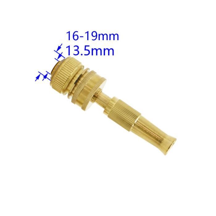 1I2 - Pistolet d'arrosage réglable en laiton 1-2, système d'arrosage de jardin, de pelouse, de ...