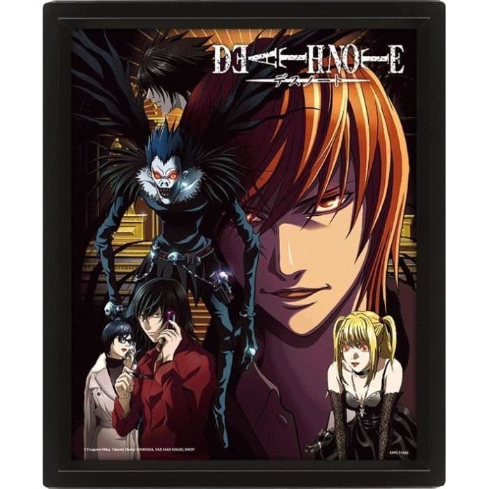 Death Note Poster En 3D (Connected By Fate Design) Décoration Murale ...