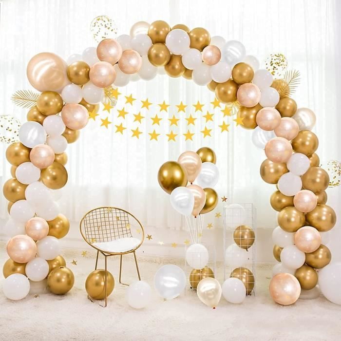 Arche Ballon,134Pcs Kit De Guirlande De Ballon,Ballon Confettis,Ballon ...
