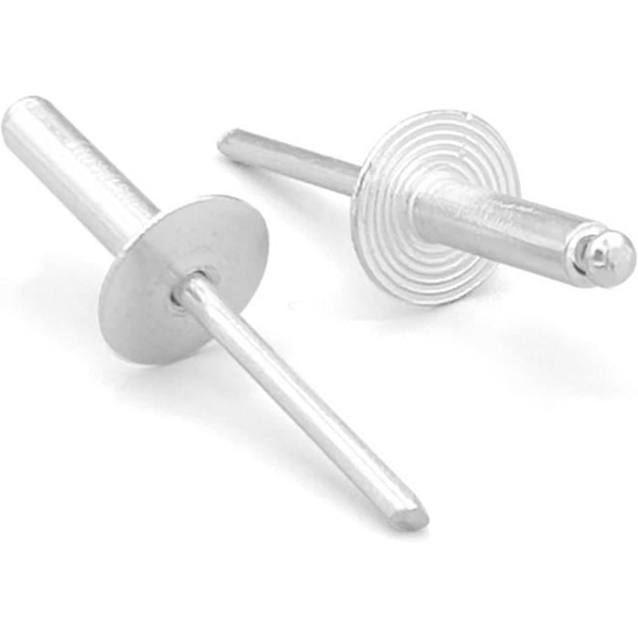 | Rivets Pop En Aluminium À Tête Large. 4,8 X 25 Mm. Tête De 14 Mm ...
