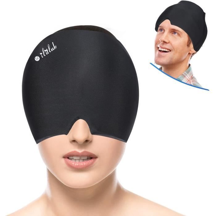 Gel Ice Mal De Tête Chapeau Anti Migraine Casquette Bonnet Migraine