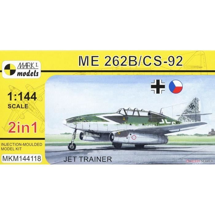 CRAZE Mark. I Models MKM144118 1/144 Me262B/CS-92 Trainer Kit de modèle ...