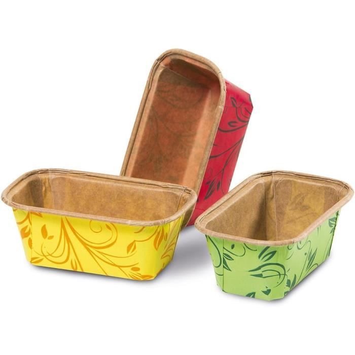 Monouso, 6 Moules À Mini Cake Jetables, 8 X 4 Cm, Papier Cuisson ...