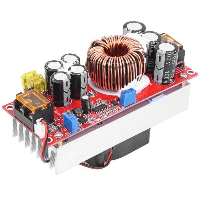 Module d'alimentation DC-DC 10-60V à 12-97V 1500W 30A convertisseur élévateur de tension Boost ...