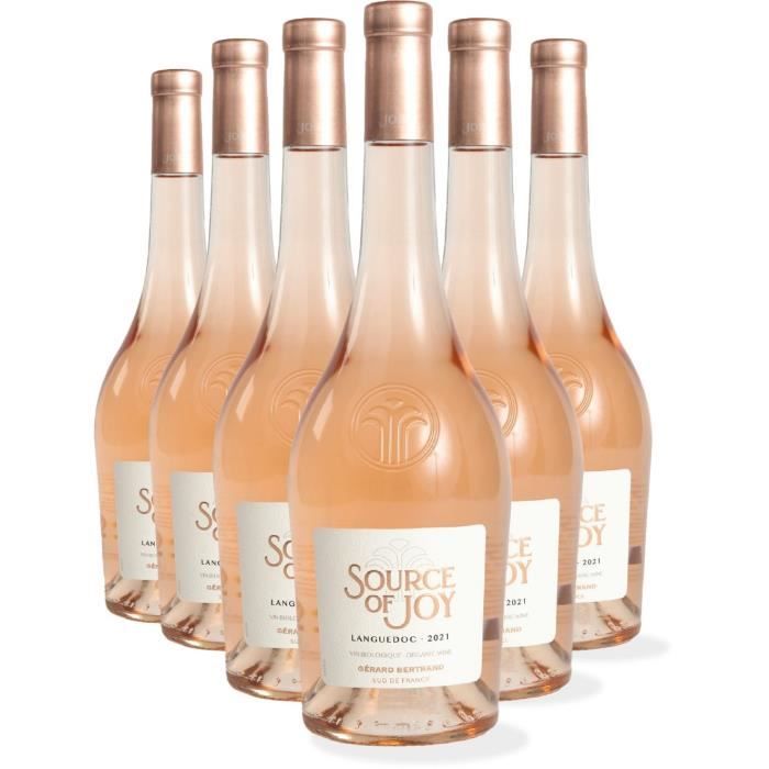 Source of Joy - AOP Languedoc - Vin rosé bio 6x75cl - La cave Cdiscount