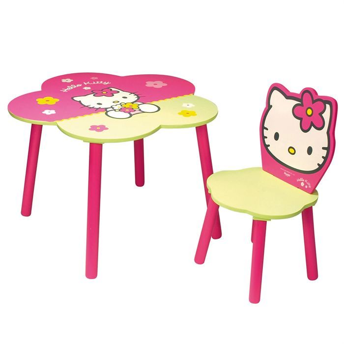 Lot chaise et table fleur Hello Kitty - Cdiscount Jeux - Jouets