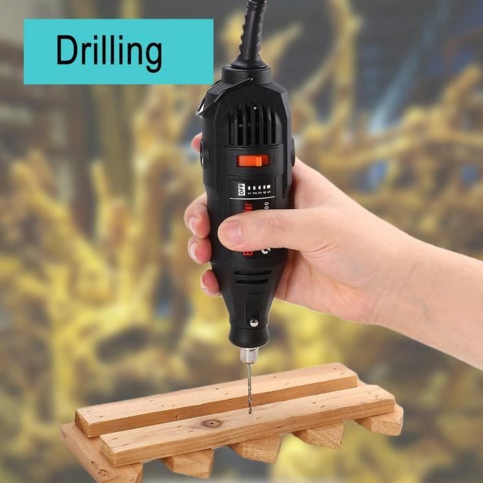 Mini Perceuse électrique coupe à polir à vitesse variable pour Gravure ...