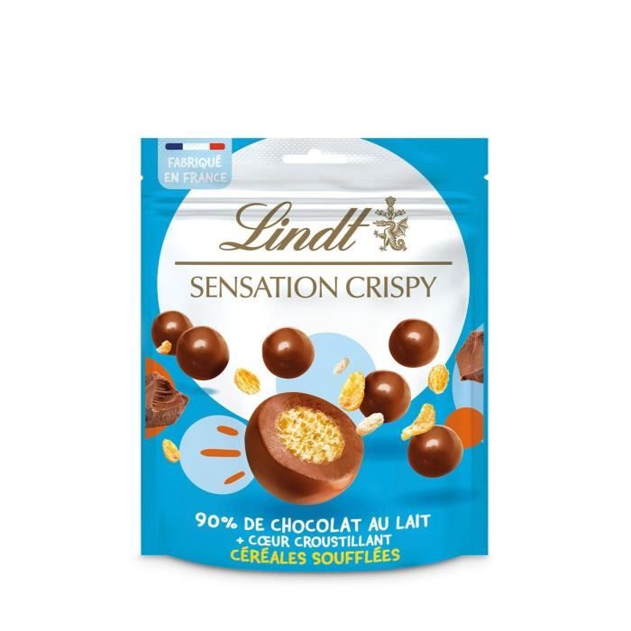LOT DE 5 - LINDT - Sensation Crispy Billes aux céréales enrobées de ...