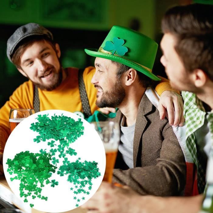 1 ensemble de découpes en papier pour la Saint-Patrick JEU DE MAGIE ...