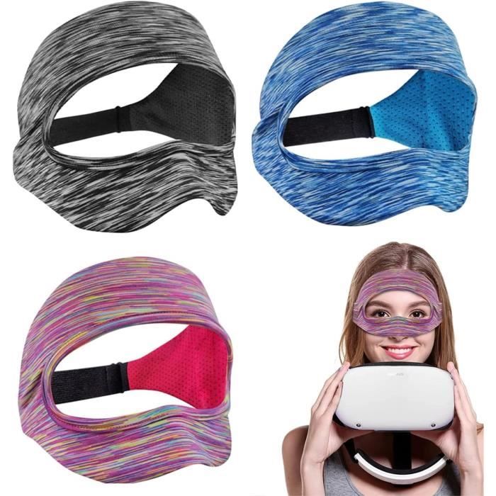 3 Pièces Masque Vr Pour Les Yeux, Vr Face Cover, Bandeaux Anti ...