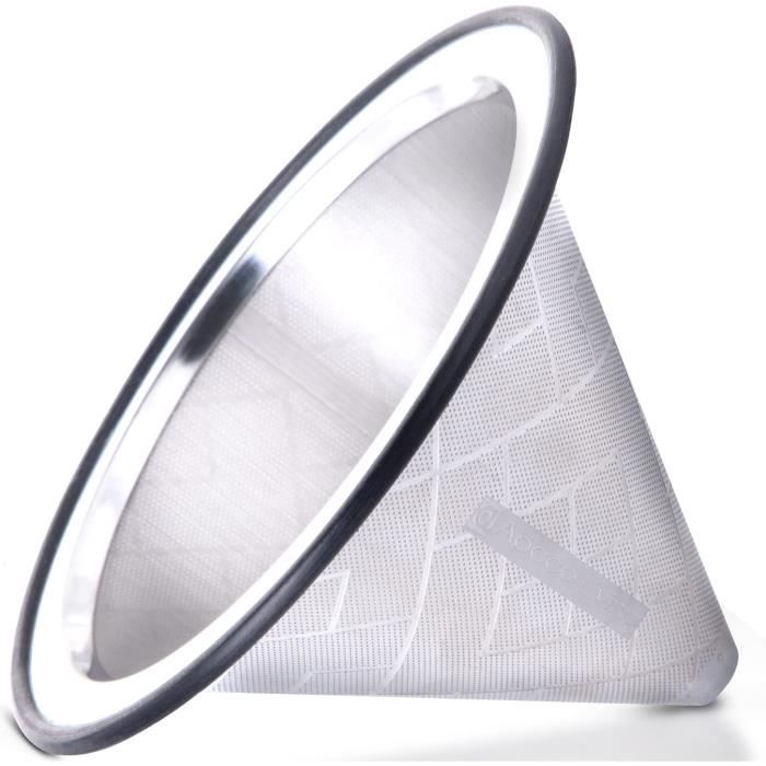 Filtre Café Réutilisable - Porte Filtre à Café Permanent en Acier ...