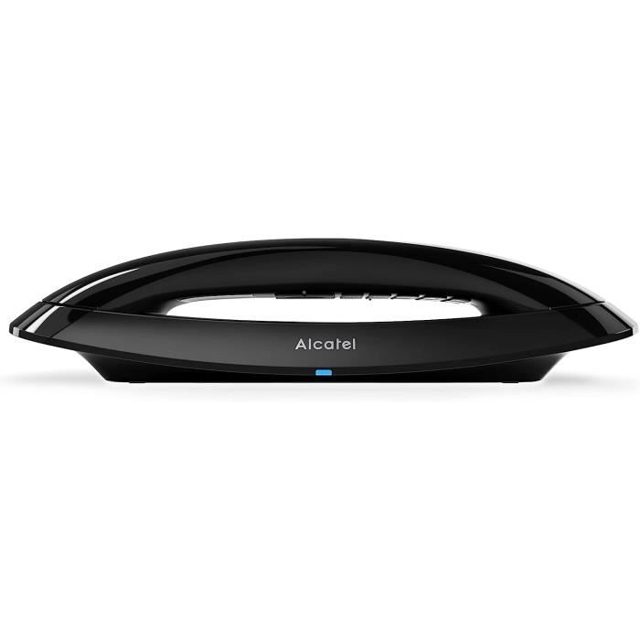 ALCATEL SMILE VOICE téléphone sans fil design noir avec répondeur ...