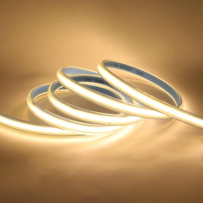 Ruban Led, Cob Led Bande Lumineuse Led 220V Avec Prise, Led Cuisine ...