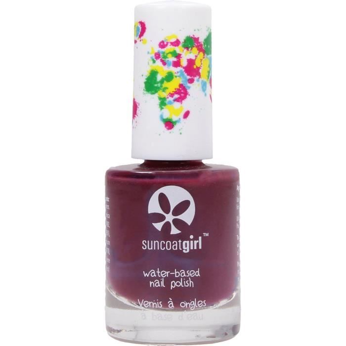 Vernis à ongle - SUNCOATGIRL - Girl Power - À base d'eau - Facile à appliquer - Pour enfants ...