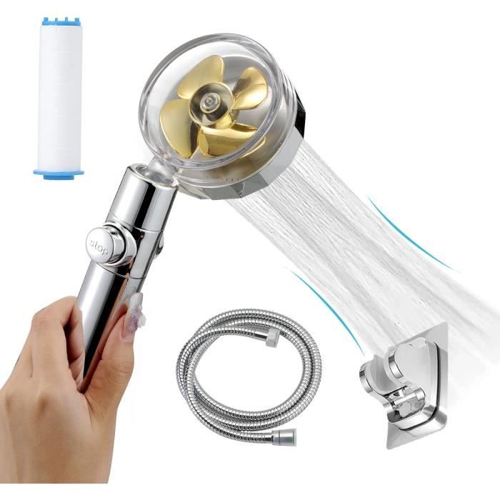 Pommeau De Douche Économe En Eau Douchette À Main Avec Filtre Rotatif