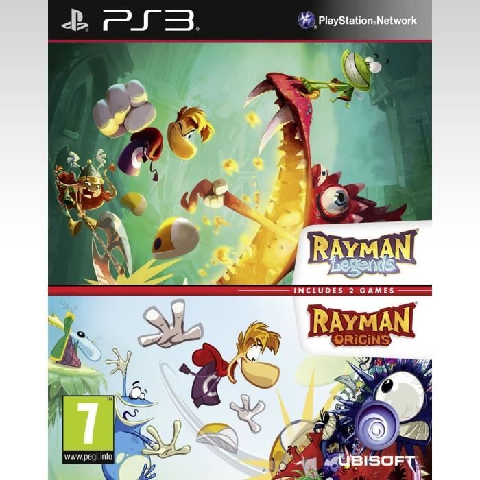SONY RAYMAN LEGENDS + RAYMAN ORIGINS, PS3 PLAYSTATION 3 (3307215895139 ...