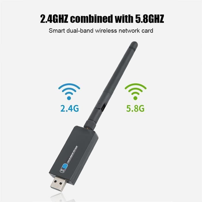 Vvikizy carte réseau double bande Vvikizy carte réseau Bluetooth ...