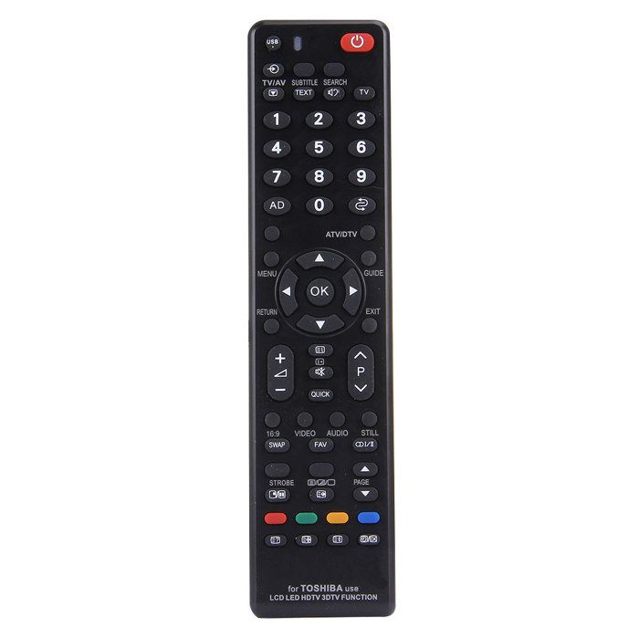 Télécommande Universelle Télévision Toshiba Ledtv Lcdtv HDtv 3Dtv Piles ...