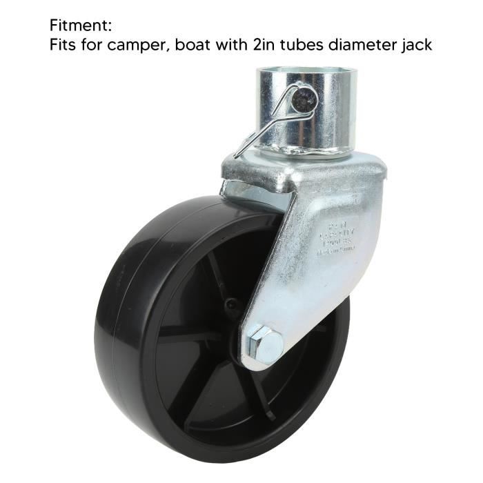 Akozon Remorque Swirl Jack Caster Wheel Aramox Remorque Swirl Jack , 15 ...