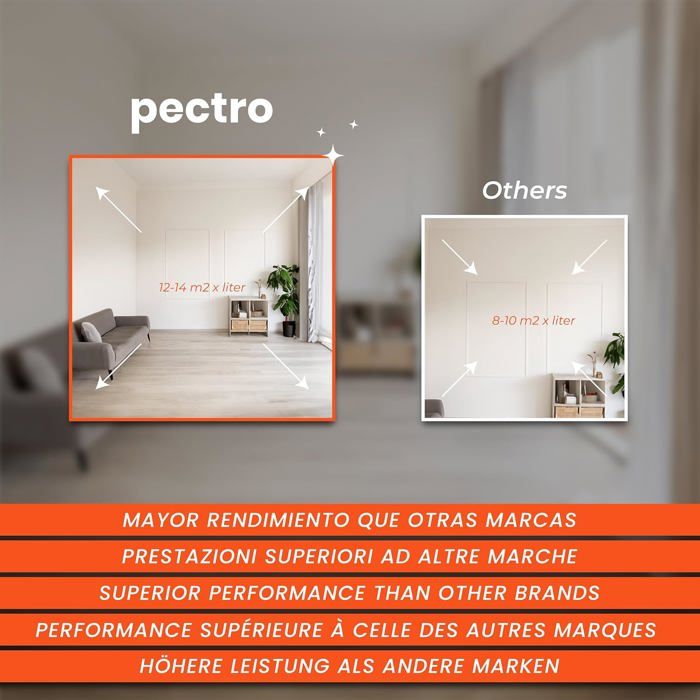 Peinture Anti-Moisissure - PECTRO - 4L - Kit Complet - Blanc ...
