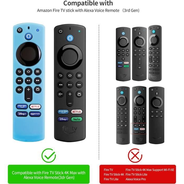 Protection Télécommande Fire Tv Stick Coque Fire Tv Stick Silicone ...