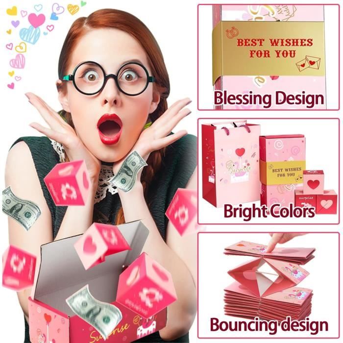 16 Pièces Boîte À Surprise, Surprise Box Gift Box, Surprise Gift Box ...
