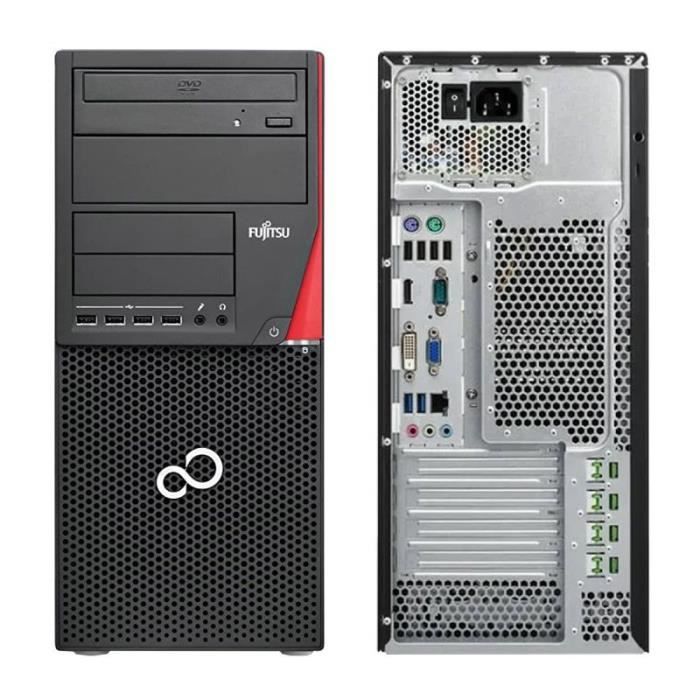 PC Tour Fujitsu P720 Ecran 19" Intel G3220 RAM 8Go Disque 500Go Windows 10 Wifi - Cdiscount ...