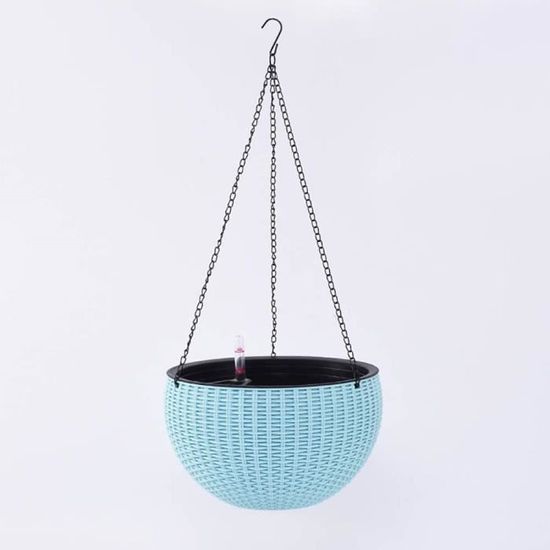 Pot De Fleur Suspendu Auto-Arrosant Jardinière En Plastique Créative ...