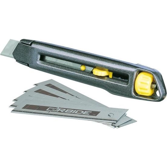 Cutter Interlock STANLEY - 1-10-018 - 18 mm - Corps métallique ...