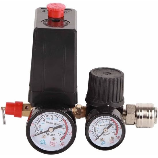 Pressostat De Compresseur D'Air 1-4In 220V, Vanne De Régulation De ...