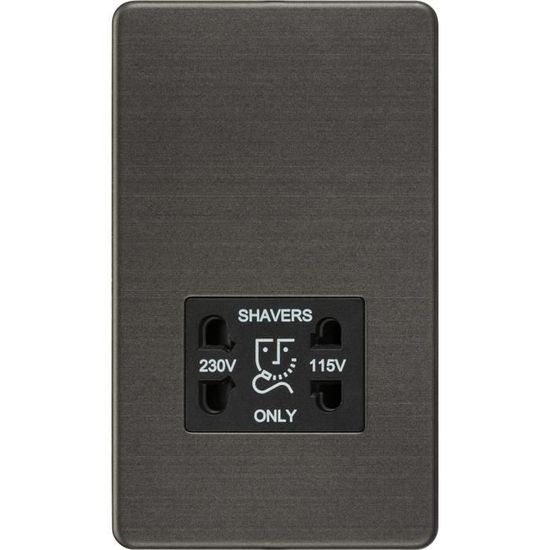Sf8900Sb Prise Rasoir Double Tension Sans Vis 115 V-230 V, Anthracite ...