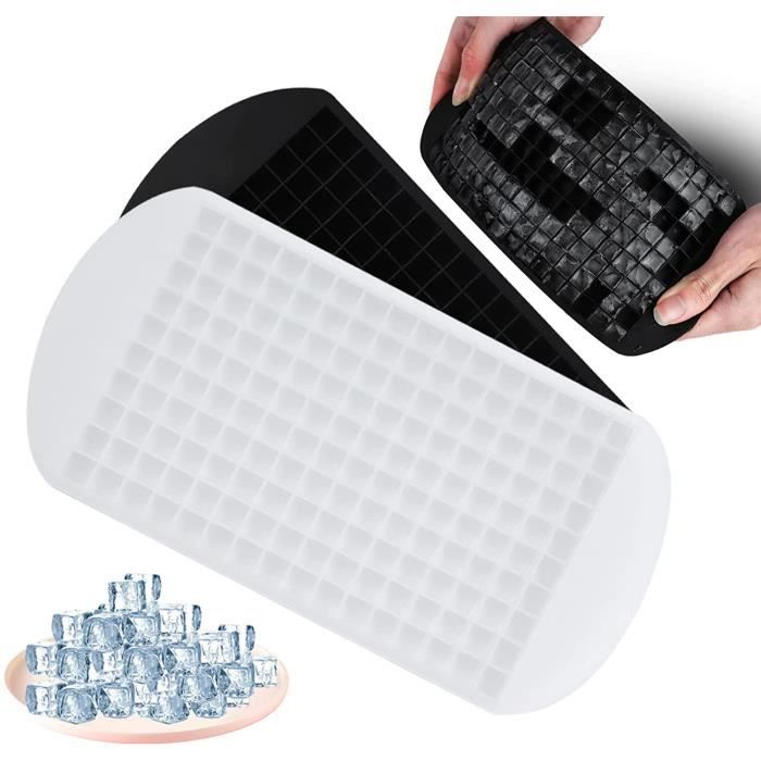 Mini Bacs À Glaçons 2Pcs Mini Plateaux À Glaçons En Silicone Moule À ...