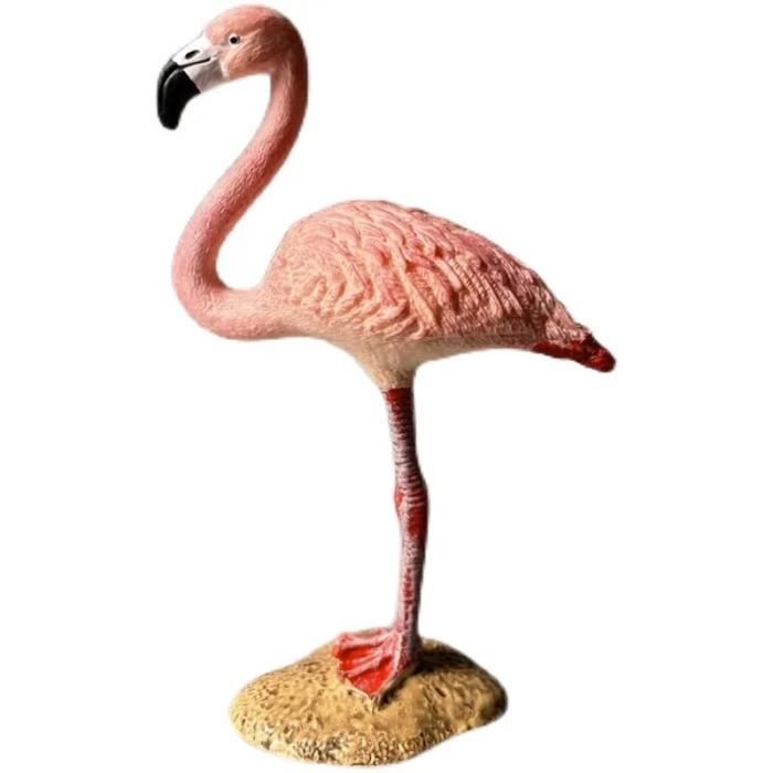 GHJGH 01 - Figurines d'animaux sauvages simulés, Flamand rose ...
