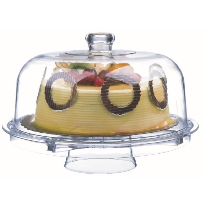 Rammento Cloche à gâteau multifonction 5 en 1 - Présentoir à gâteau ...